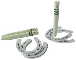 Horseshoe Pitching Garden Game (Horse Shoe Toss Set)